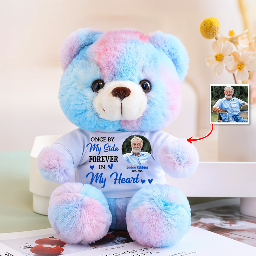 Hug This Bear - Furry Bear With Personalized Photo Shirt – EvridWear UK